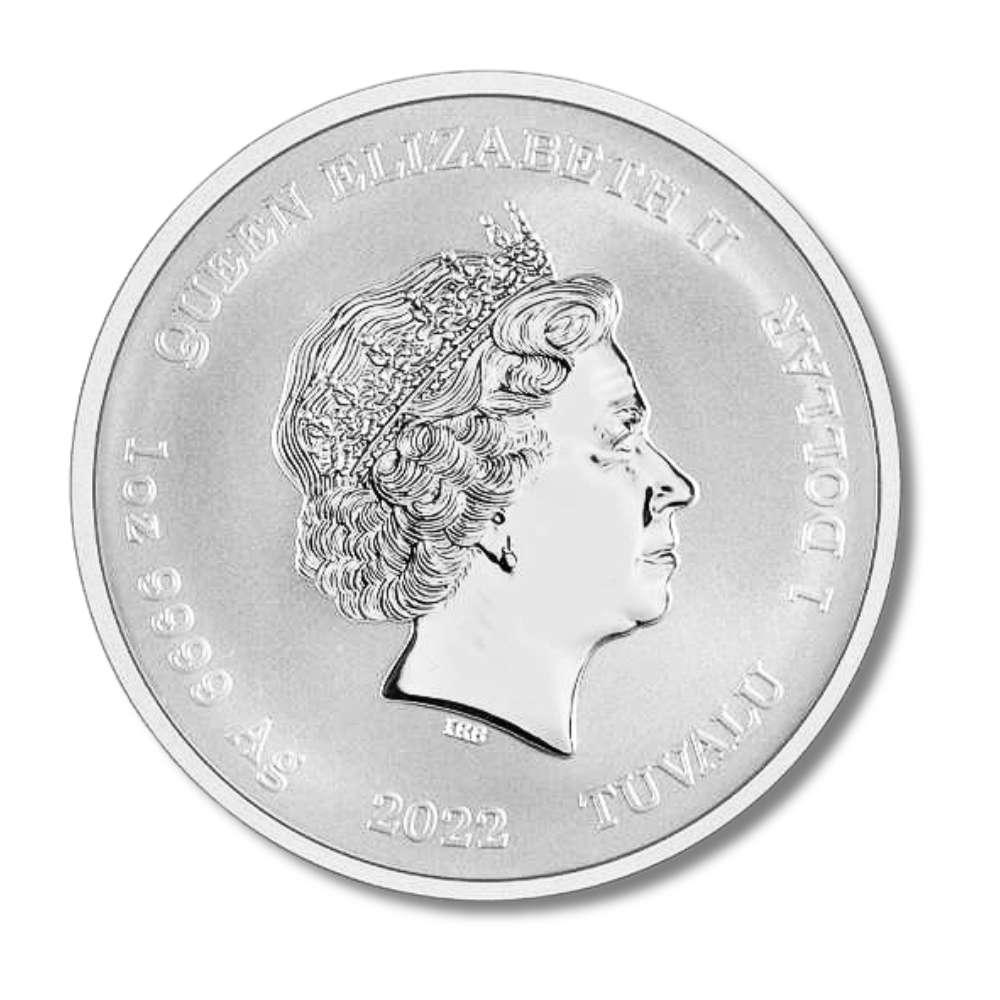 Tuvalu 2022 1 Oz .999 Silver- 60th Anniversary James Bond Crest ...